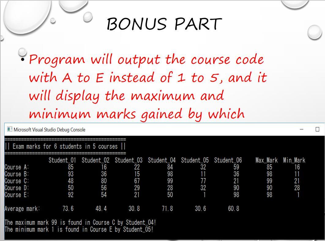 Solved Write A C Program That Will Create A 5x6 6539