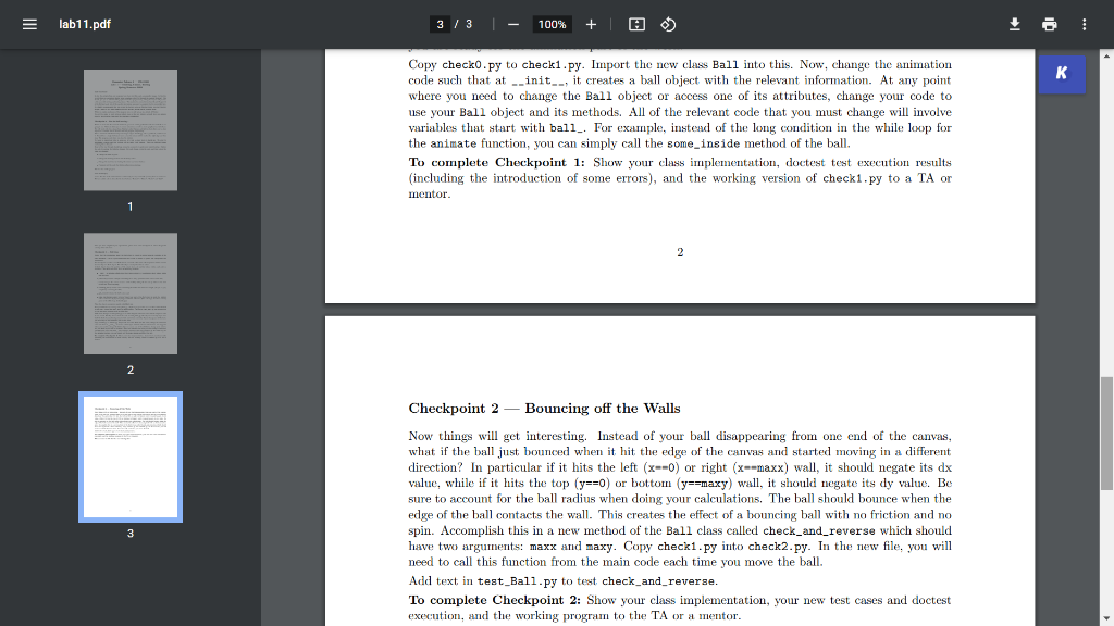 = lab11.pdf 1/3 100% + | 0 Lab Overview к So far, the | Chegg.com