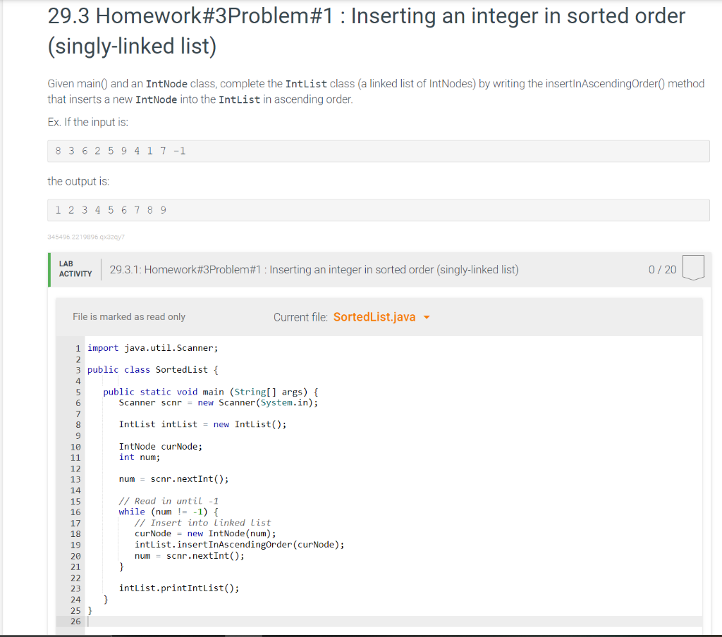 Solved 29 3 Homework 3Problem 1 Inserting An Integer In Chegg