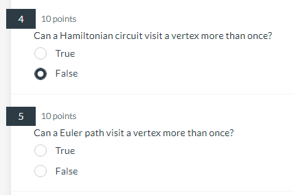 Solved Can a Hamiltonian circuit visit a vertex more than | Chegg.com