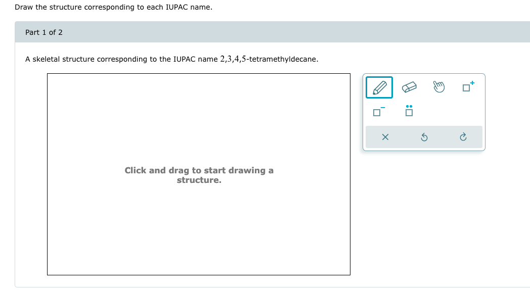 Solved Draw The Structure Corresponding To Each Iupac Name