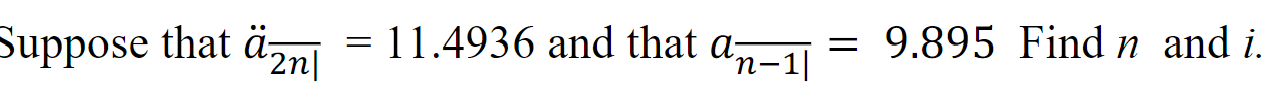 Solved Suppose that a¨2n∣=11.4936 and that an−1∣=9.895 Find | Chegg.com