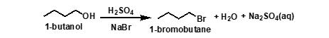 H2SO4 "OH 1-butanol NaBr Br + H2O + Na2SO4(aq) | Chegg.com