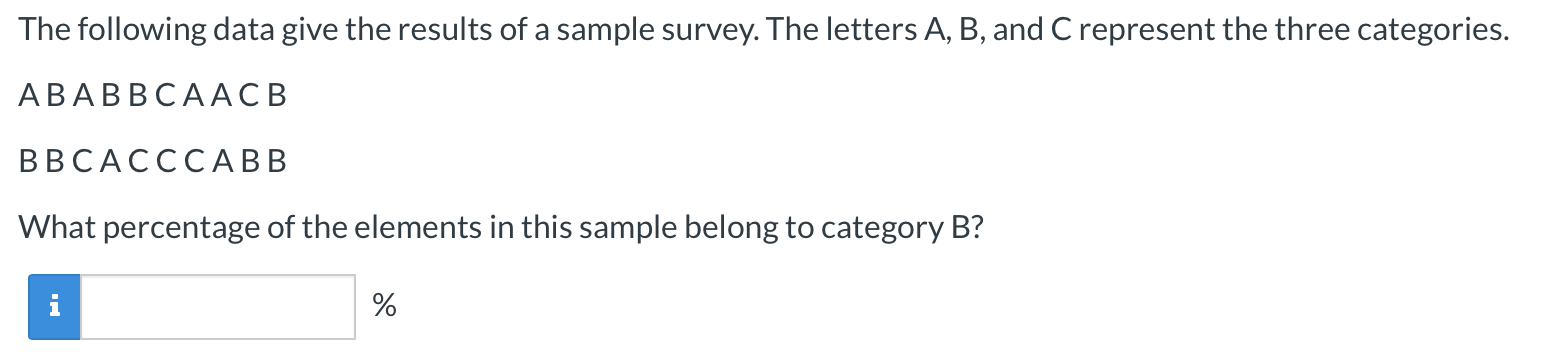Solved The following data give the results of a sample | Chegg.com