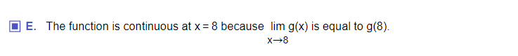 Solved Is the function given by g(x)={41x+3,−x+13, for x