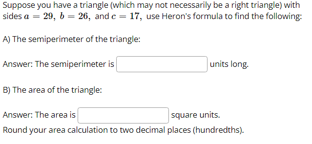 Solved Given the triangle 28/ X A , find the length of side | Chegg.com