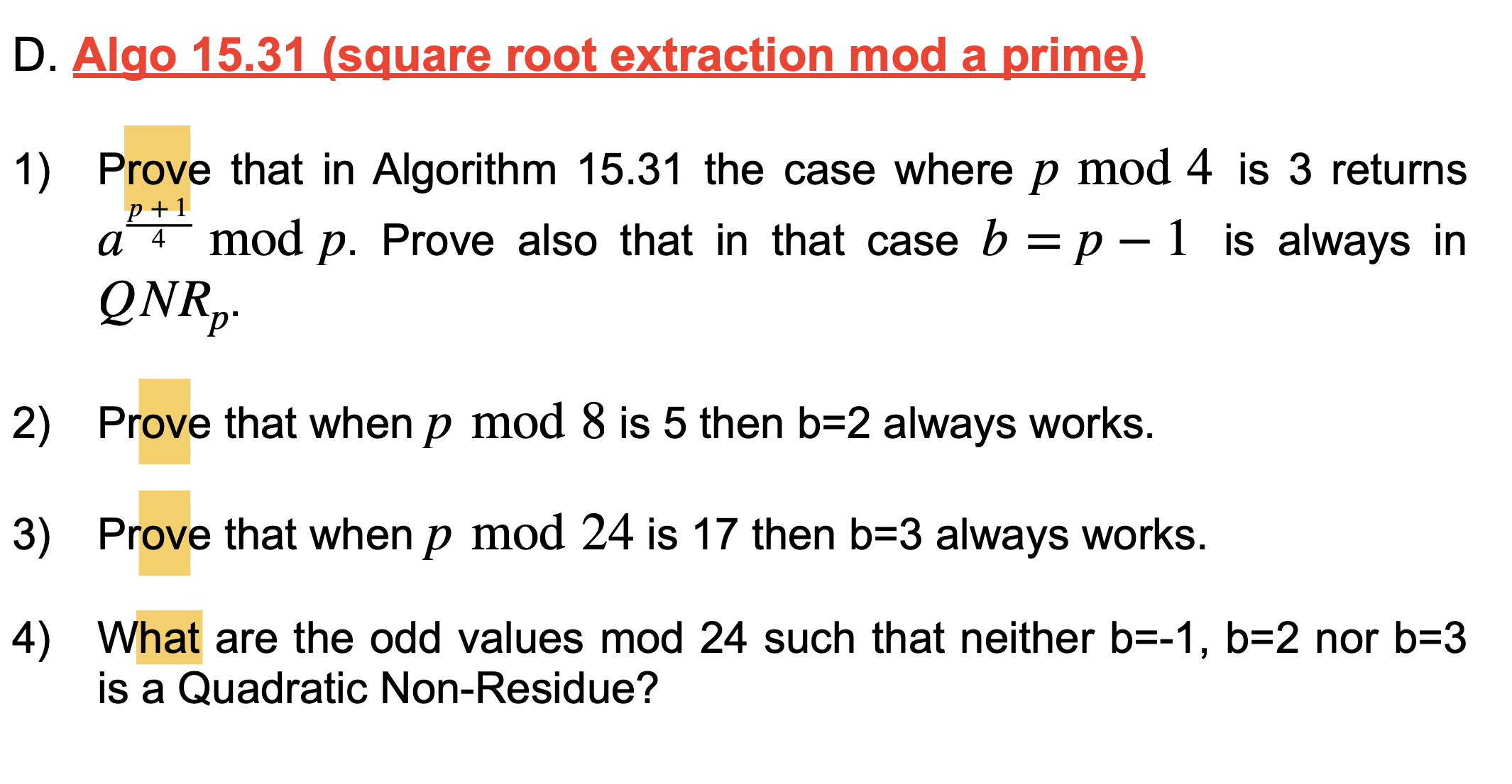 Solved Give the Algorithm 15.31, I have no idea how to prove | Chegg.com
