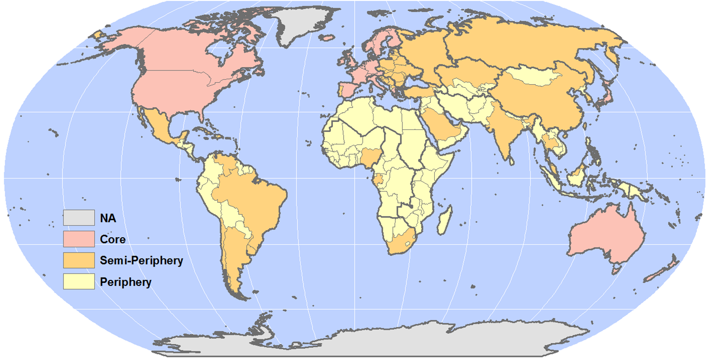 Core Periphery Model Human Geography