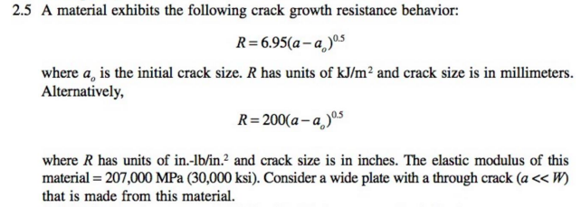 2.6 Suppose that a double cantilever beam specimen | Chegg.com
