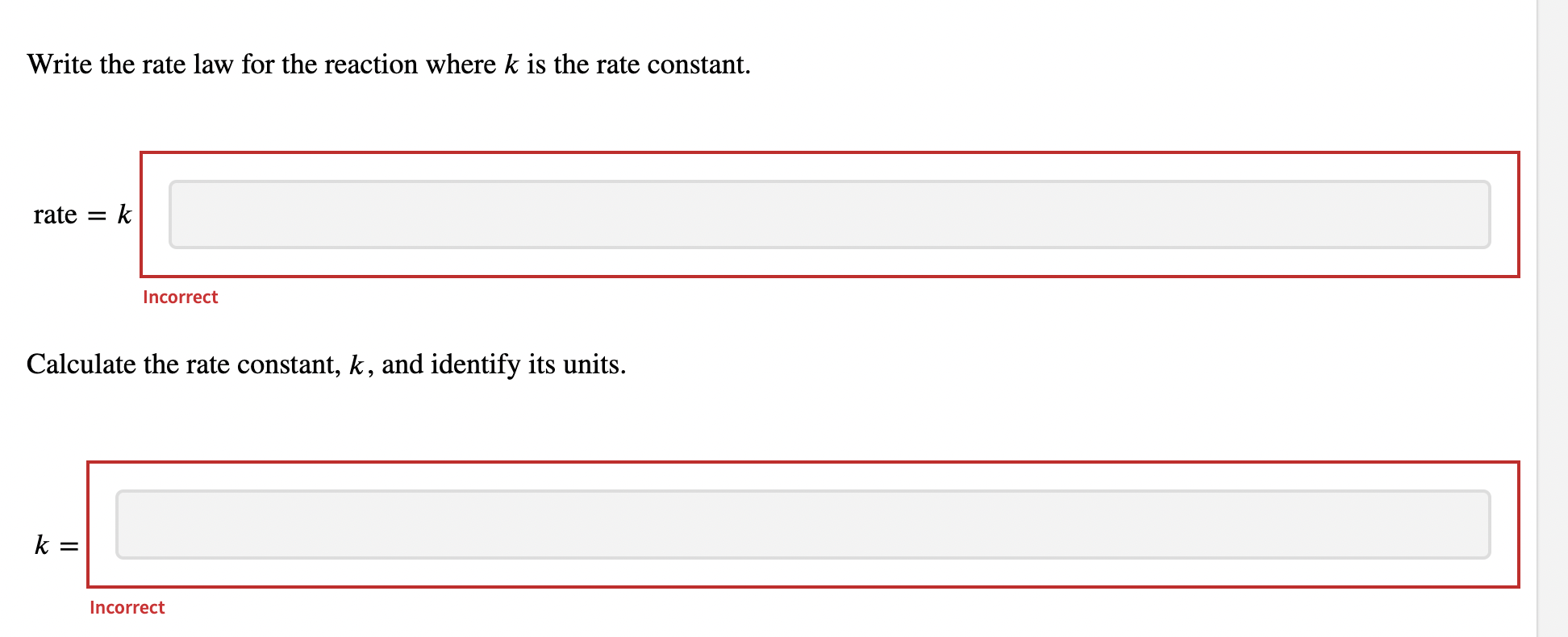 Solved For the reaction 2 A( g)+2 B( g)+C(g) 3G(g)+4 F( g) | Chegg.com