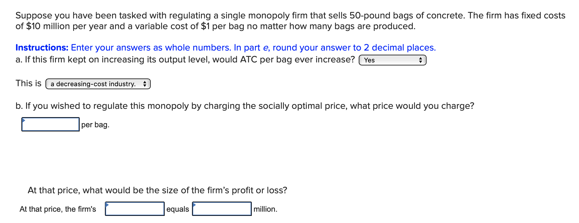 Solved Suppose you have been tasked with regulating a single | Chegg.com