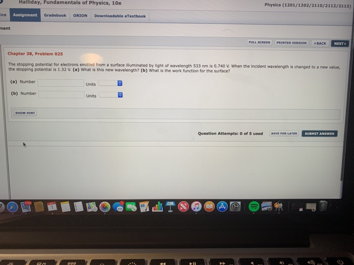 Solved Halliday, Fundamentals of Physics, 10e Physics | Chegg.com