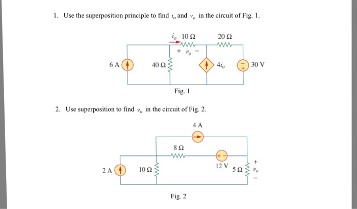 Use the Superposition Principle to Find Vo - ElijahkruwGentry Use the Superposition Principle to Find Vo - ElijahkruwGentry