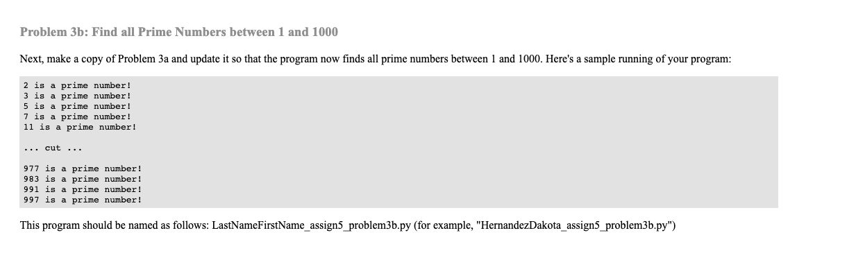 Solved #Problem 3A num int(input("Enter a positive number to | Chegg.com