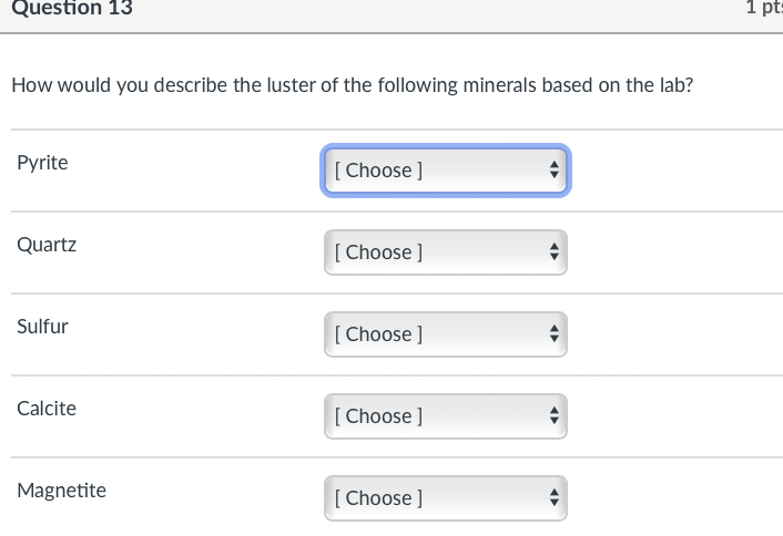 Solved Hello! Would you please able to help me out choosing | Chegg.com