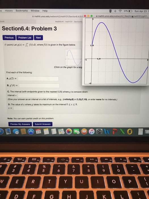 Solved Let g (x) = integral^x _2 f (t) dt, where f (t) is | Chegg.com