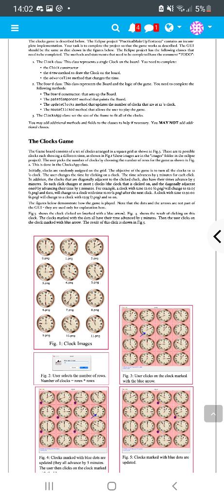 Solved package clocks; import java.awt.Color; import | Chegg.com