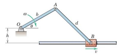 Solved Use absolute/parametric motion approach to | Chegg.com