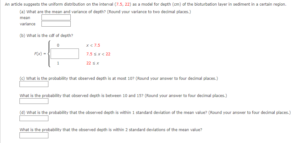 Solved An article suggests the uniform distribution on the | Chegg.com