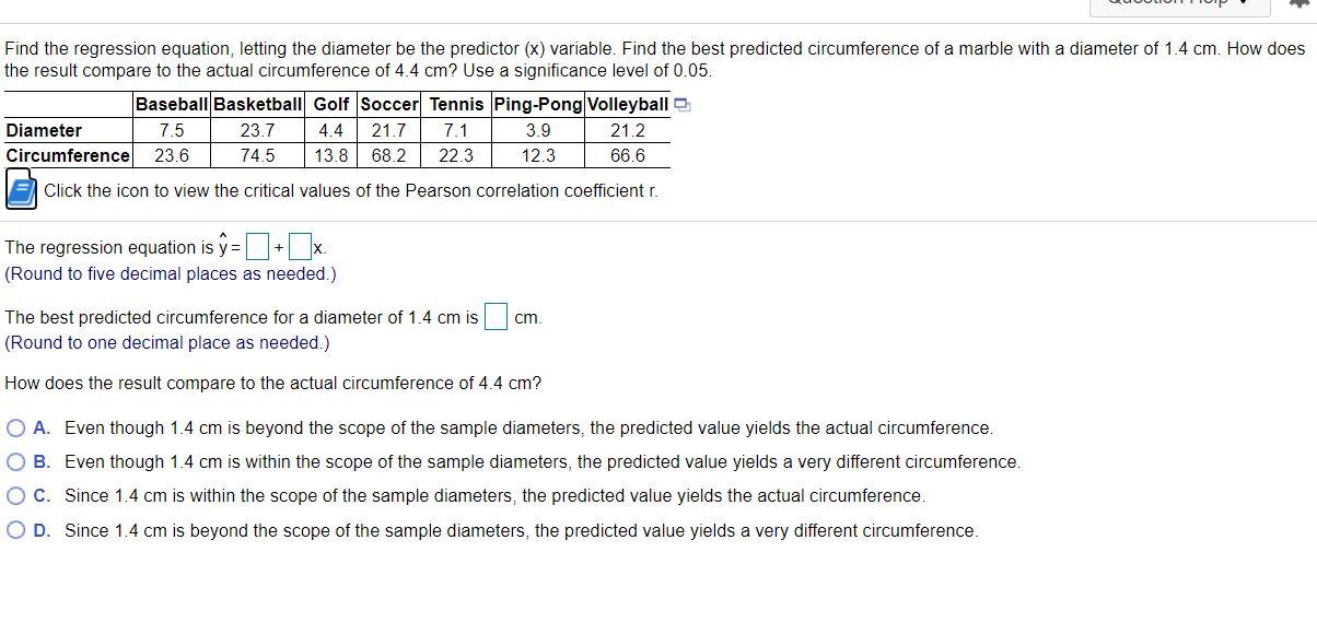 Solved Critical Values of the Pearson Correlation | Chegg.com