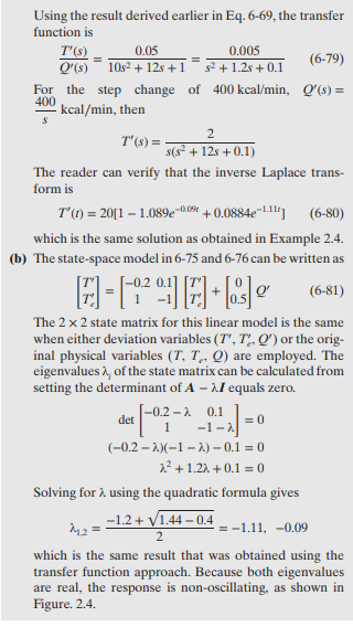 Solved 3) Consider Example 6.7. Compute the poles of the | Chegg.com