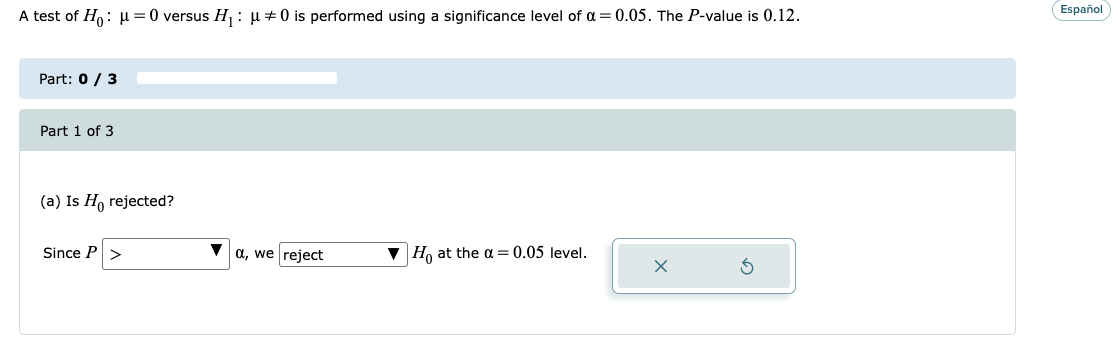 Solved A test of H0:μ=0 versus H1:μ =0 is performed using a | Chegg.com