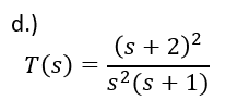 Solved 1. For each transfer function, find the locations of | Chegg.com