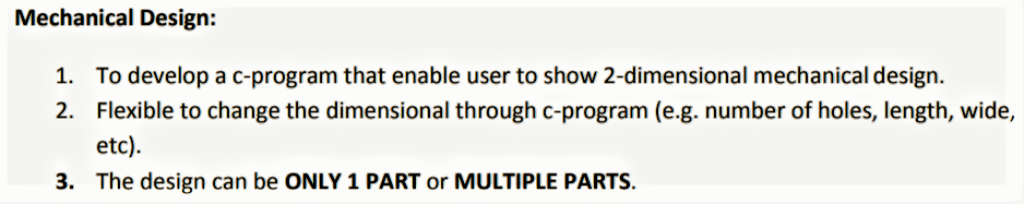 Solved Mechanical Design: 1. To develop a c-program that | Chegg.com