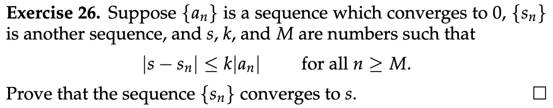 Solved Exercise 26. Suppose {an} is a sequence which | Chegg.com