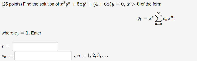 Solved Find the solution of | Chegg.com