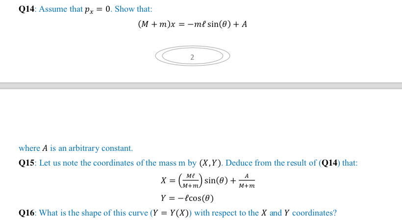 Solved "III- Pendulum with moving support" Let us consider | Chegg.com