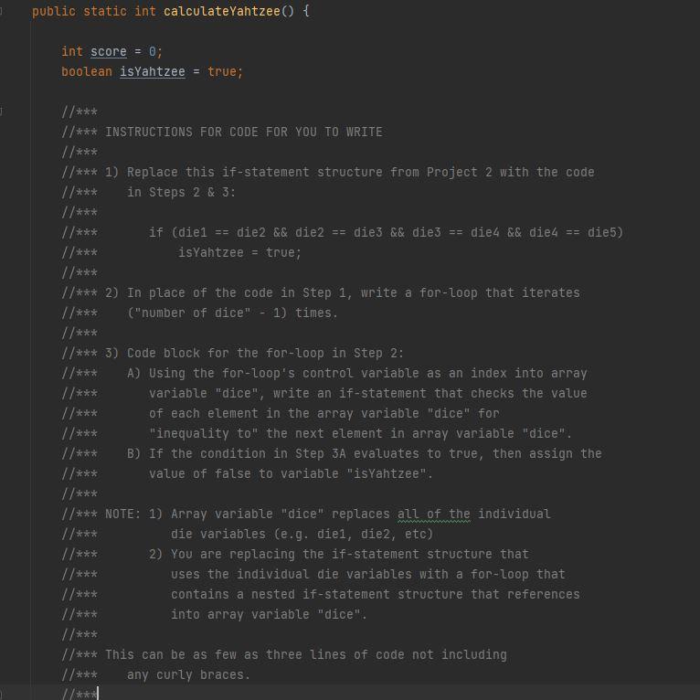 Solved //*** //*** INSTRUCTIONS FOR CODE FOR YOU TO | Chegg.com