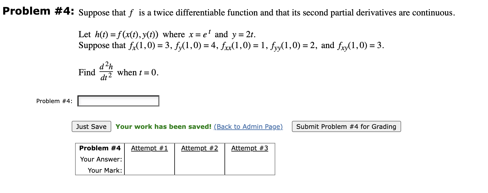 Solved Problem #4: Suppose that f is a twice differentiable | Chegg.com