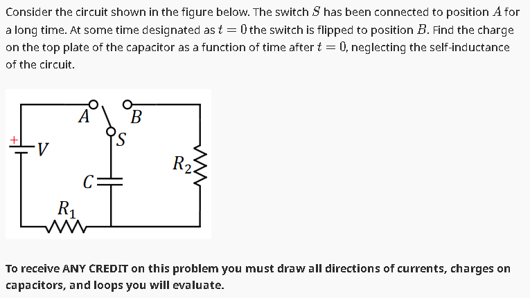 Consider the circuit shown in the figure below. The | Chegg.com