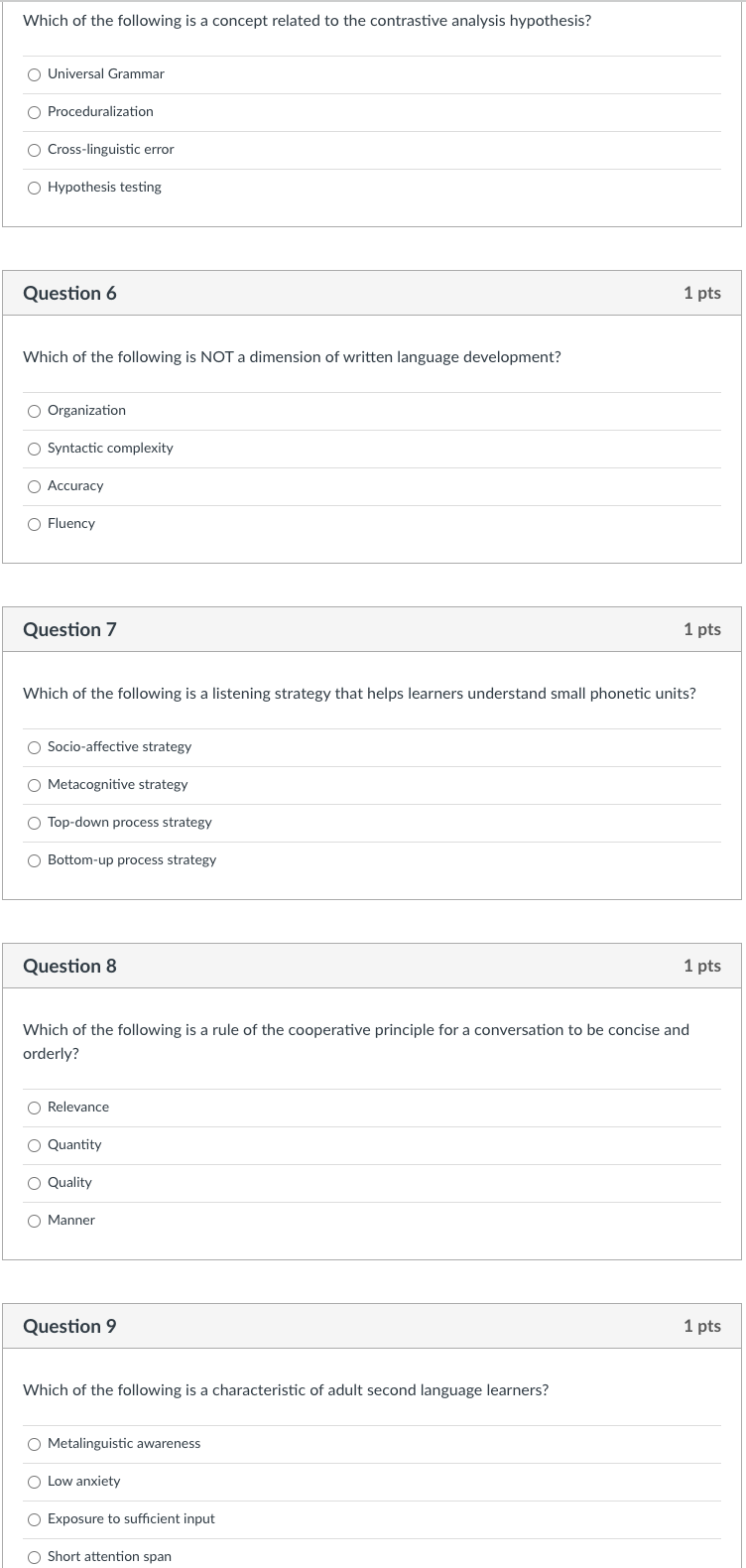 Solved Which of the following is a concept related to the | Chegg.com