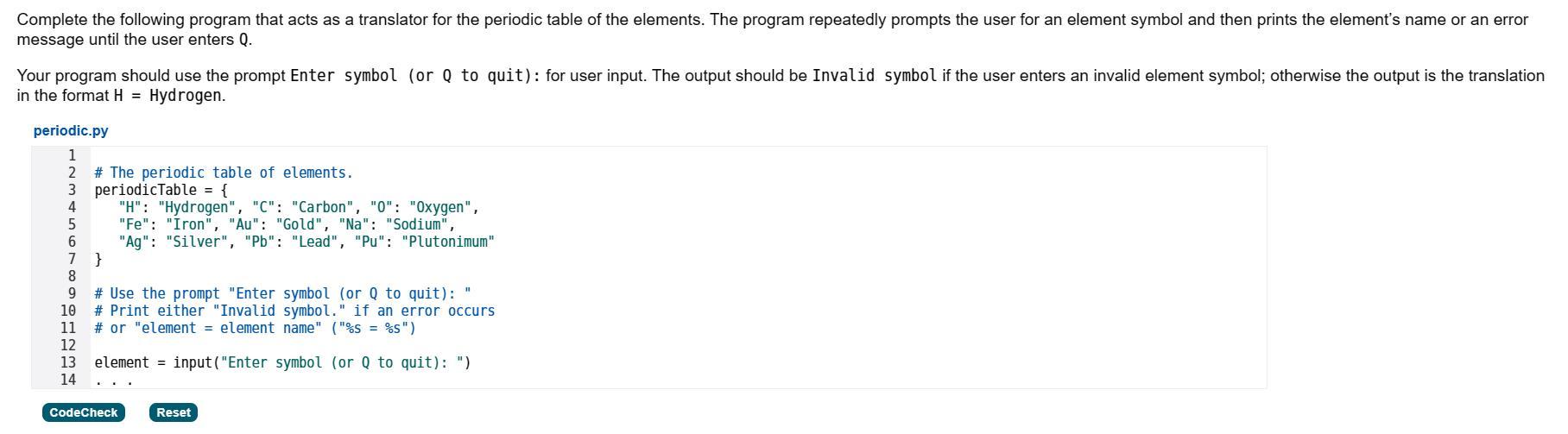 Solved message until the user enters Q. in the format H= | Chegg.com