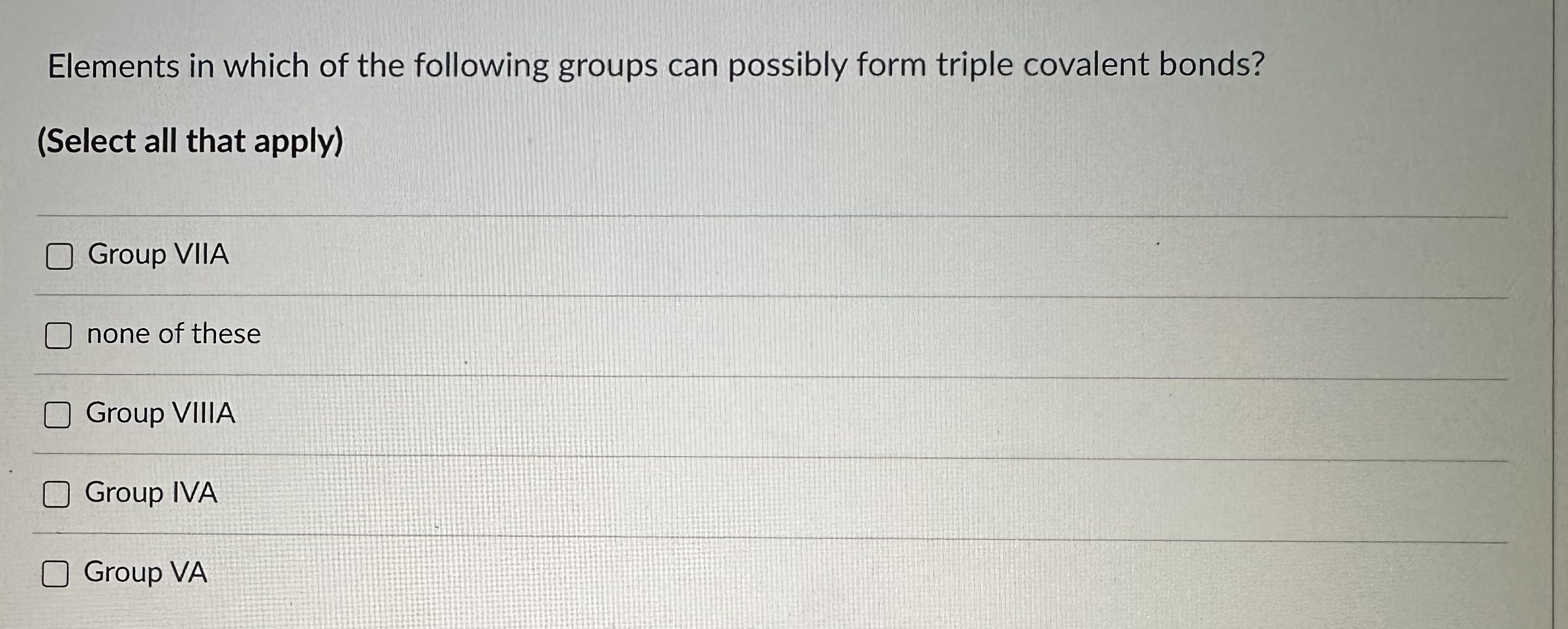 Solved Elements in which of the following groups can | Chegg.com