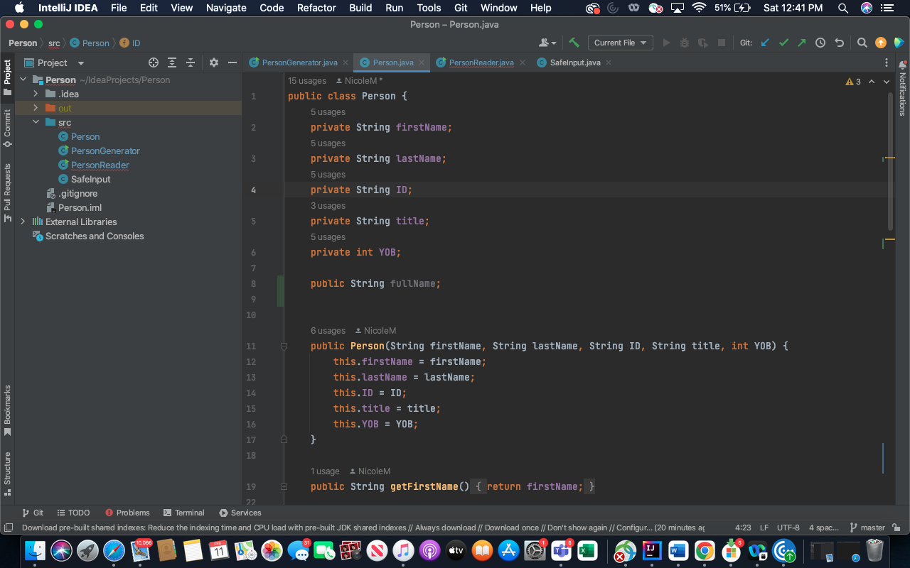 Solved Create a constructor for each class that takes all | Chegg.com