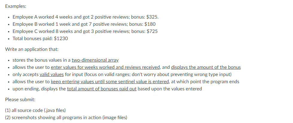 Solved Part 1 (20%) Implement a class with a main method. | Chegg.com