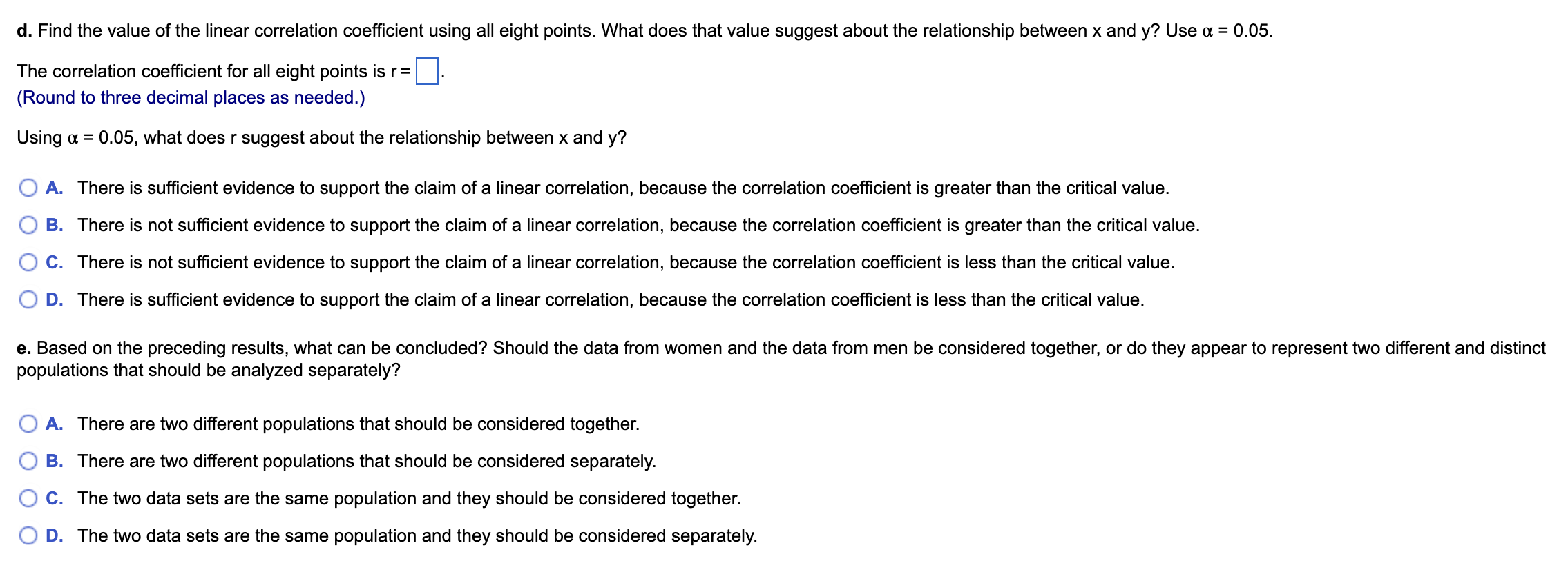 Solved Refer to the accompanying scatterplot. The four | Chegg.com