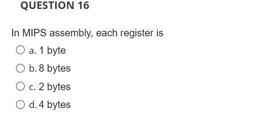 Solved In MIPS assembly, the instructions li $v0, 10 syscall | Chegg.com