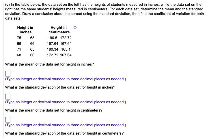 Solved (a) Determine the mean and standard deviation of each | Chegg.com