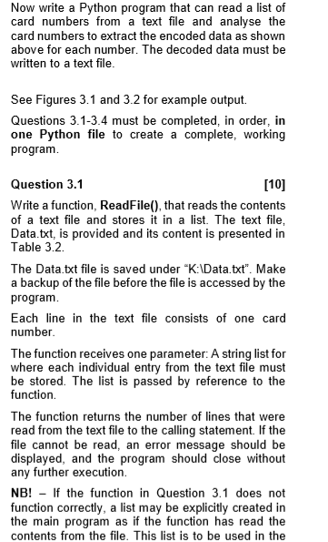 Solved Create a Question3.py file and complete the program | Chegg.com