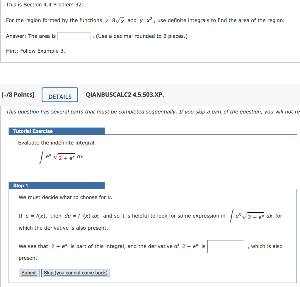 Solved This is Section 4.4 Problem 32: For the region formed | Chegg.com