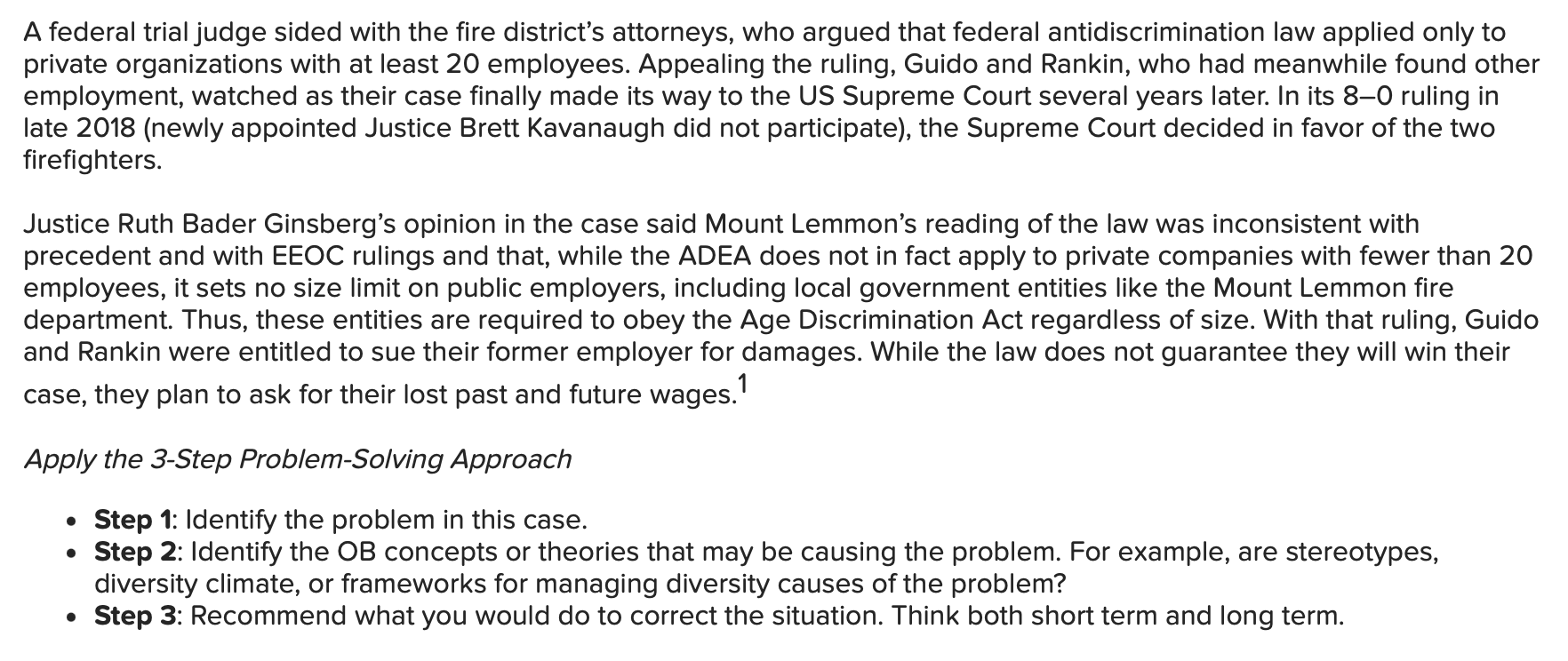 Solved Problem-Solving Application- Firefighters, 46 and 54 | Chegg.com