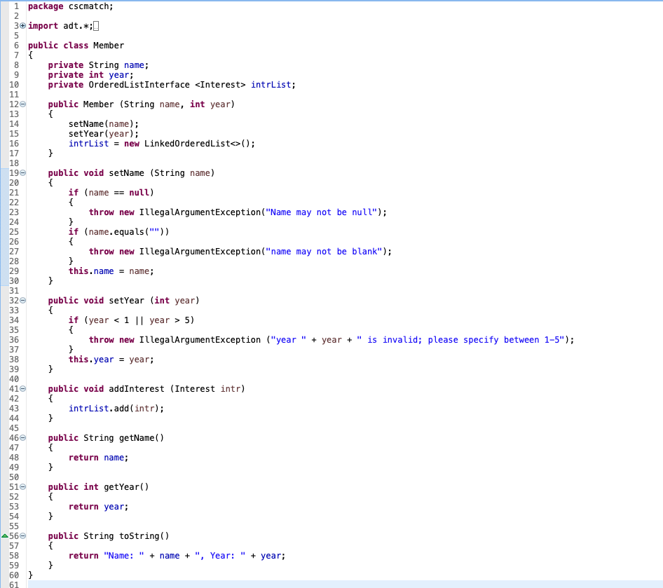 5. Implement Membership part 1 (10 pts) Membership | Chegg.com