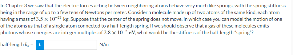 Solved In Chapter 3 we saw that the electric forces acting | Chegg.com