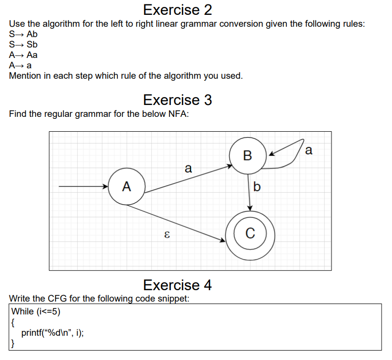 Solved Exercise 2 Use the algorithm for the left to right | Chegg.com