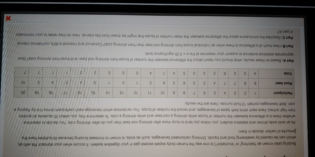 Solved Burping (also known as 'belching' or 'eructation") is | Chegg.com