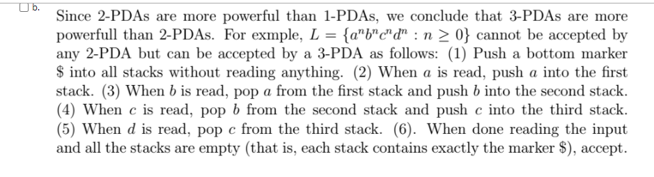 Solved QUESTION 1 Let a k-PDA be a pushdown automaton that | Chegg.com